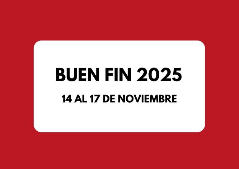 Buen Fin 2025 Fechas, ¿Cuándo es el Buen Fin en 2025?